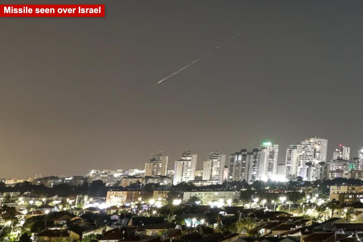 Iran Launches Missiles at Israel in First Strike Since April – NewsFire ...